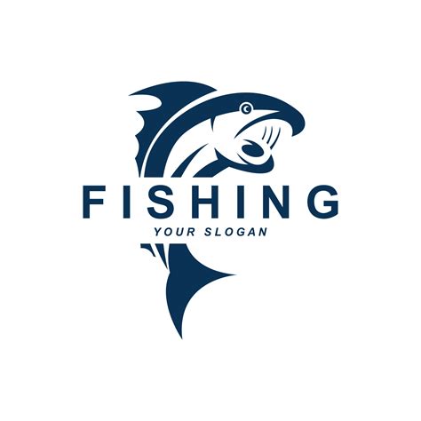 Fishing Logo Vector With Slogan Template 16278017 Vector Art At Vecteezy