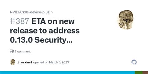 Eta On New Release To Address 0130 Security Vulnerabilities · Issue
