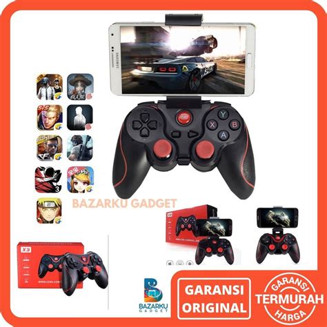 Jual Gamepad X3 Wireless Controller X3 Gamepad Joystick Bluetooth Plus Holder Hp Gamepad X3