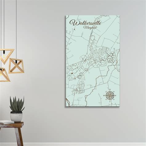 Walkersville Maryland Street Map