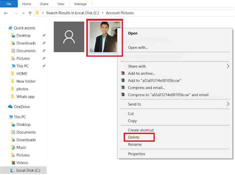 How To Change Or Remove A User Account Picture In Windows