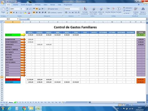 Tabla En Excel De Gastos Mensuales At Leroy Gonzales Blog