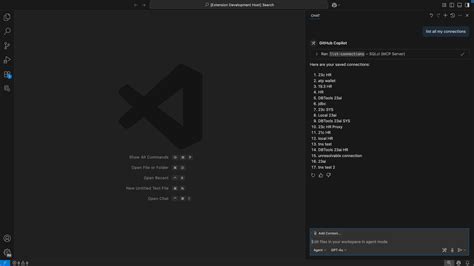 starting and managing the sqlcl mcp server