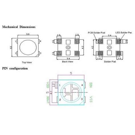 Neopixel Ws2812b Datasheet Specifications Pinout And Technical Details