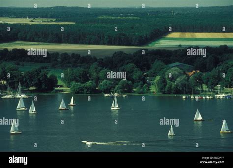 Havel River Boats And Landscape With A View To The Other Side Of The