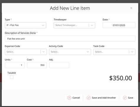 Examples Of Invoice Line Item Types CounselGO