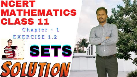 Sets Class 11 Cbse Class Maths Sets Chapter 1 Set Ncert Exercise 1 2 Solution Set Theory