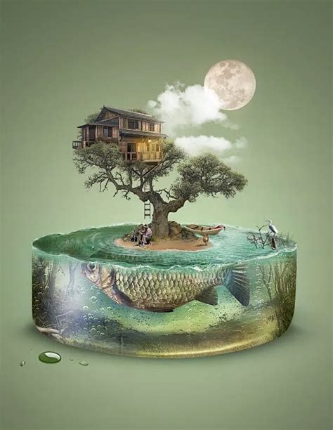 精彩绝伦的合成作品 花瓣网