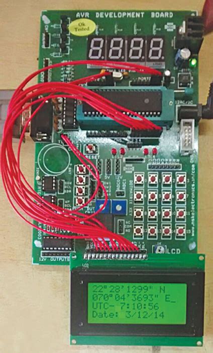 ATmega A Based GPS Receiver System Full Electronics Project