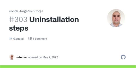Uninstallation Steps Conda Forge Miniforge Discussion GitHub