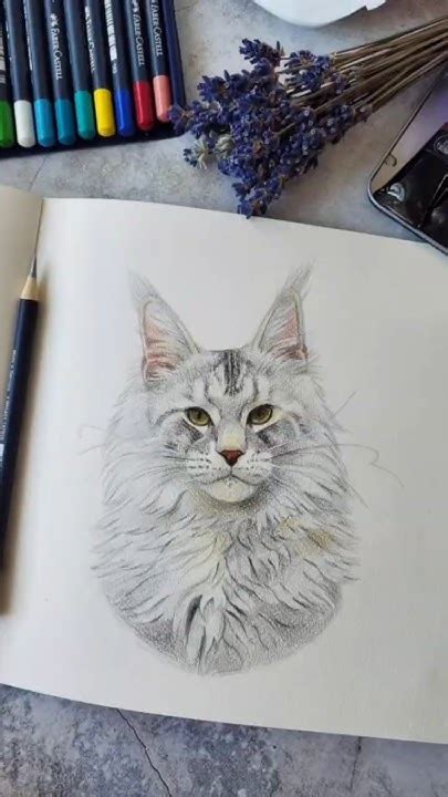 Чтобы заказать портрет своего питомца пишите в группе ВК Guzeliyaibragimova 🐱🐶 рисование