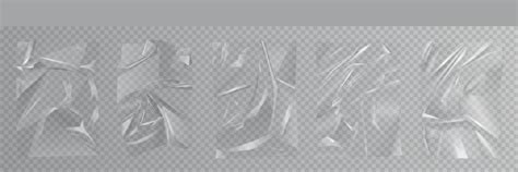 Plastic Wrapper Texture Overlay Stretch Wrap Vector Image