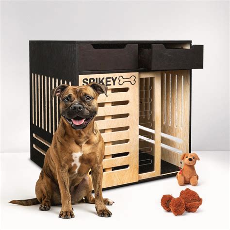 Personalized Dog House With Storage Pet Furniture For Home Decor