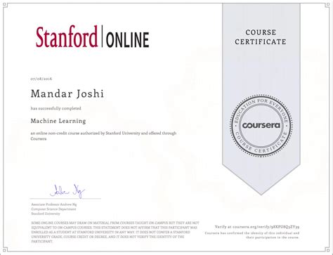 Coursera Certificates Samples Templates And Inspo