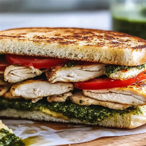Delicious Chicken Pesto Sandwich Recipe Ready In 30 Minutes Recipes