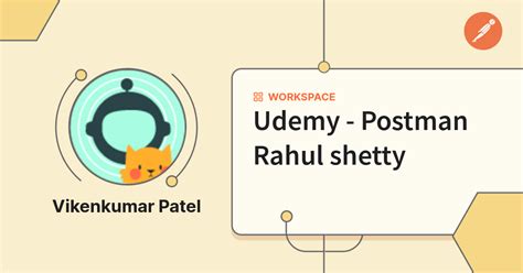 Udemy Postman Rahul Shetty Postman Api Network
