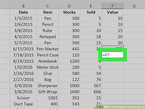 Easy Ways To Fill Blank Cells In Excel Steps With Pictures