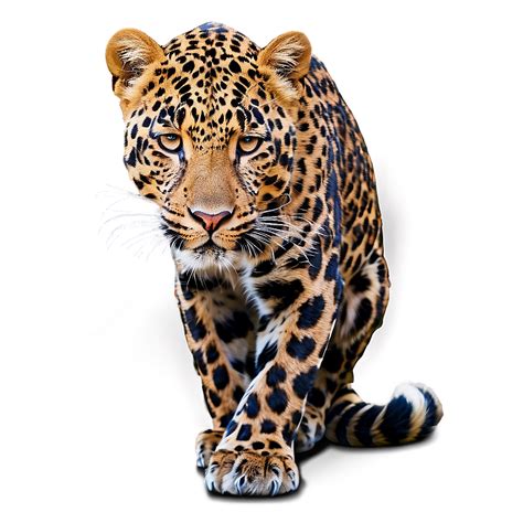 Download Elegant Leopard Pose Png Svo