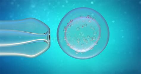 Injection Of A Substance Into A Cell In An Organism Under A Microscope Stock Video Video Of