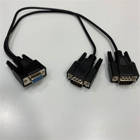 Cáp Chia Cổng Rs232c Dài 0 4m Db9 Y Splitter Cable Db9 Female To 2 Db9 Male Serial Splitter
