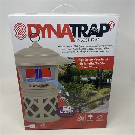 Dynatrap 3 Insect Trap Mosquito Control Bug Killer 1 2acre Coverage Tan