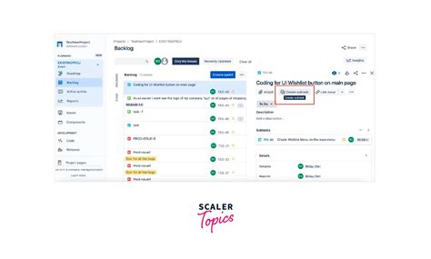 How To Create An Issue And Sub Task In Jira Scaler Topics