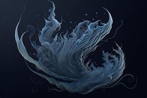 Premium Photo The Mesmerizing Ballet Of Wispy Smoke Tendrils Crafting Alive And Intricate