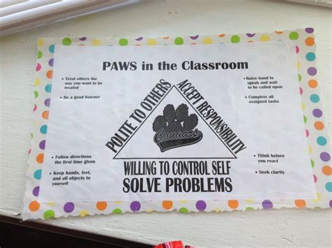 Pbis Matrix With Polka Dot Background