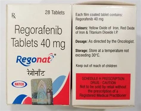 Regonat Regorafenib Tablets Natco 28 Tab At ₹ 11000bottle In Korba