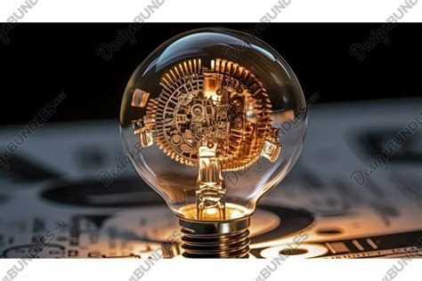 Design Gears Light Bulb