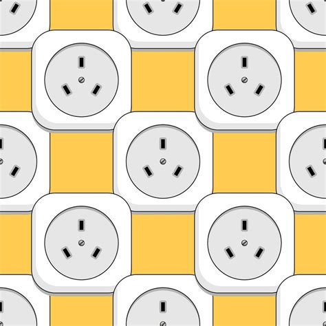 Electrical Outlet Seamless Pattern Colored 3066644 Vector Art At Vecteezy