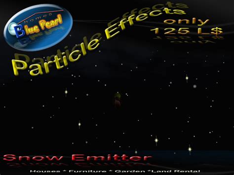 Second Life Marketplace Fantastic Particle Effect Snow Emitter