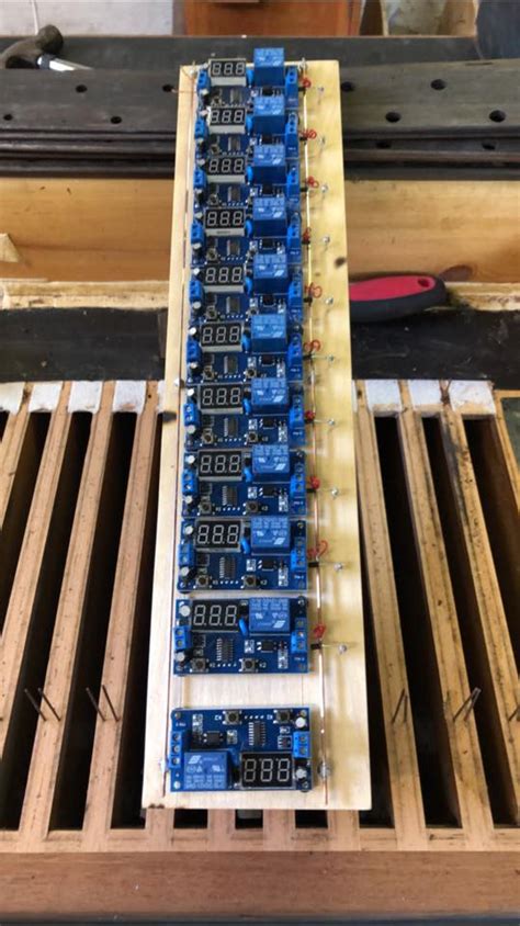 Organ Design New Timed Relay Board Hope It Works😗
