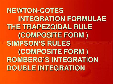 Numerical Analysis Lecture Ppt Download