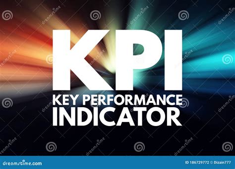 KPI Key Performance Indicator Acronym Business Concept Background