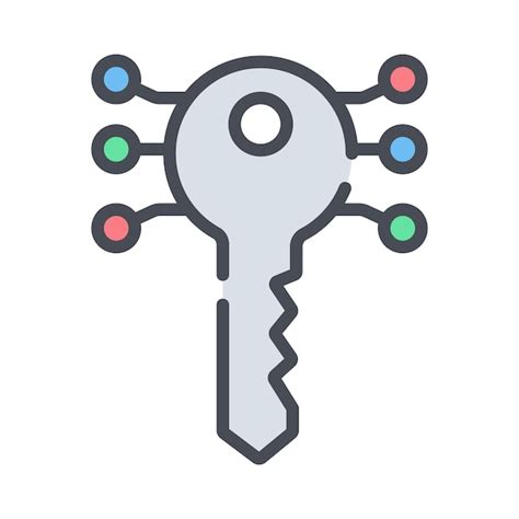 premium vector digital key electronic key made with binary code cyber security and access security