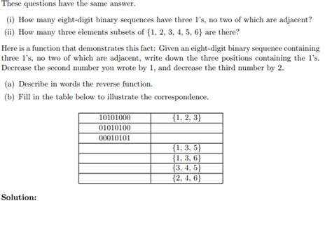 solved these questions have the same answer i how many