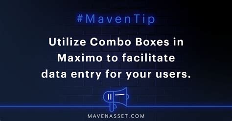 Maventip Mavenexperience Thatssomaven Drivingeamforward Mas Maximo Assetmanagement Data