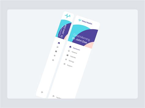 Dashboard Sidebar Navigation Figma And Adobe Xd Resources Ui Dux