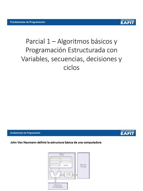 Plenaria6 Parcial1 Repaso Pdf Algoritmos Lenguaje De Programación