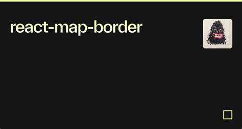 React Map Border Codesandbox