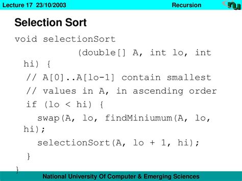 Applied Algorithms (Lecture 17) Recursion Fall-2 3 - ppt download