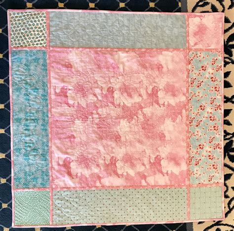 Made This Sampler Quilt By Quilting Each Block With Sew Steady Rulers