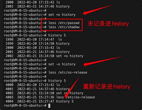 History隐藏历史命令记录的小技巧 Zgaos Blog