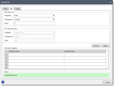 Global Edit Command Civilgeo Knowledge Base