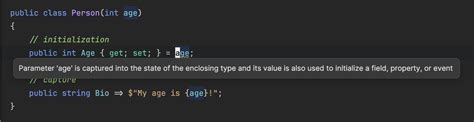 Primary Constructors Using C 12 In Rider And Resharper The Net