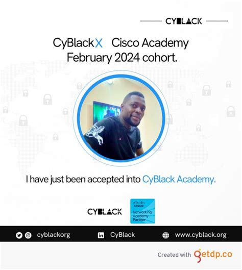 Oluwafemi O On Linkedin Thank You Dr Iretioluwa Akerele And Cyblack It Is An Honour And