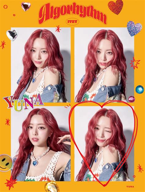 Itzys Yuna Is A Hi Teen Star In 4 Cut Photo Concept Photos For