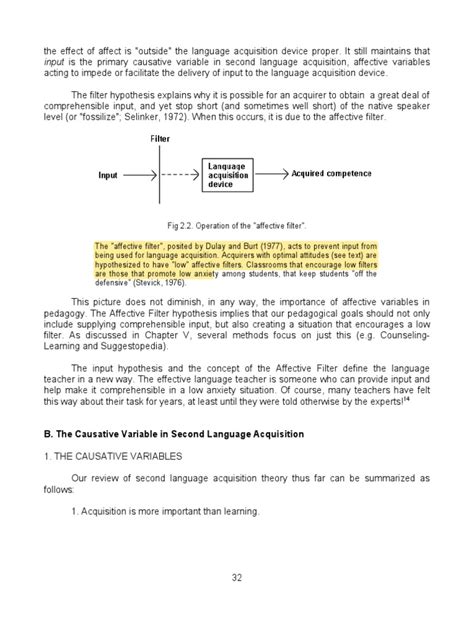 Causative Variables Pdf Second Language Acquisition English As A
