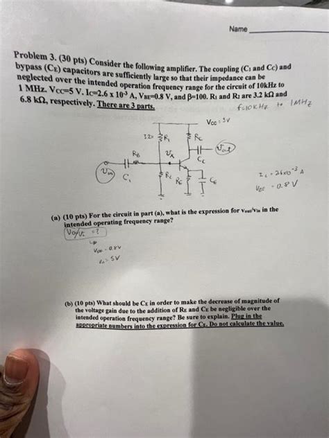 Solved Problem 3 30 Pts Consider The Following